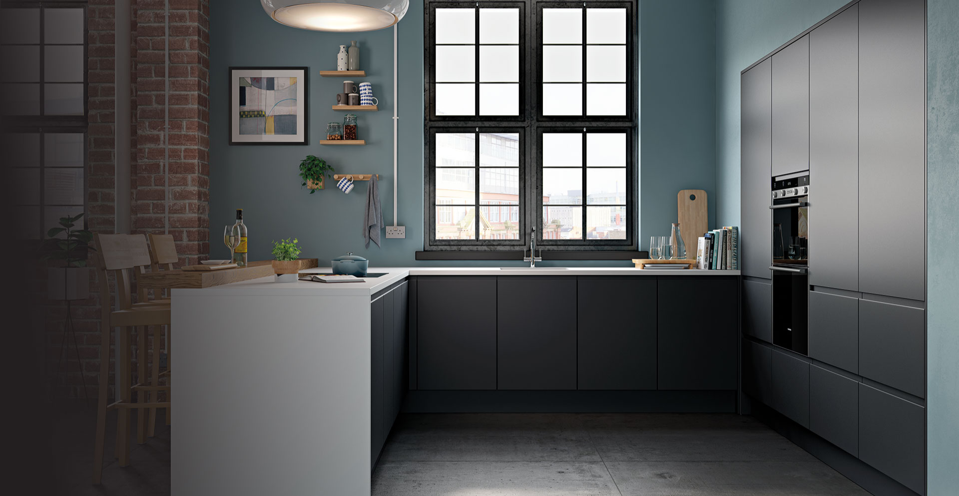 Strada Matt | Gloss and Matt Kitchen | Kitchens by Starplan